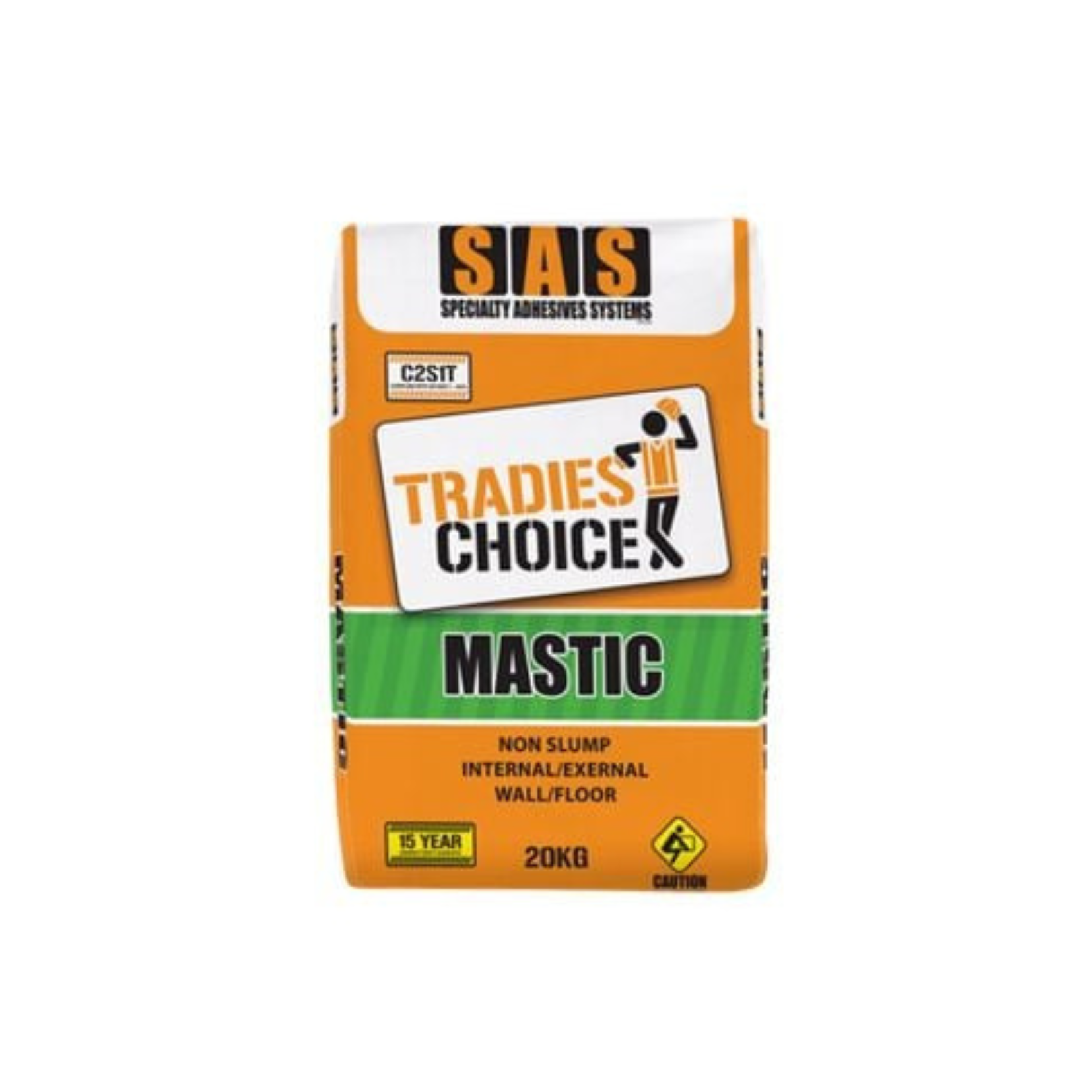 SAS Tradies Choice 20kg Powder Mastic – The Tile Collective